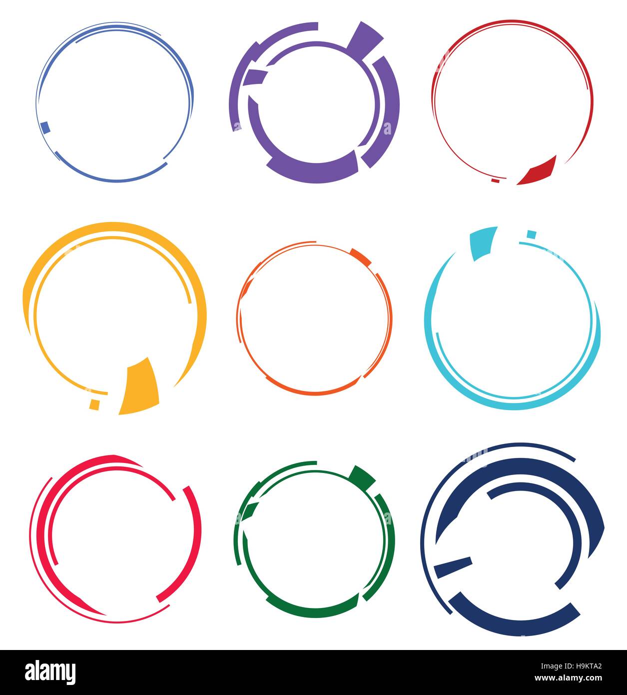 Geometric circle element(s), abstract random circle shape(s Stock ...