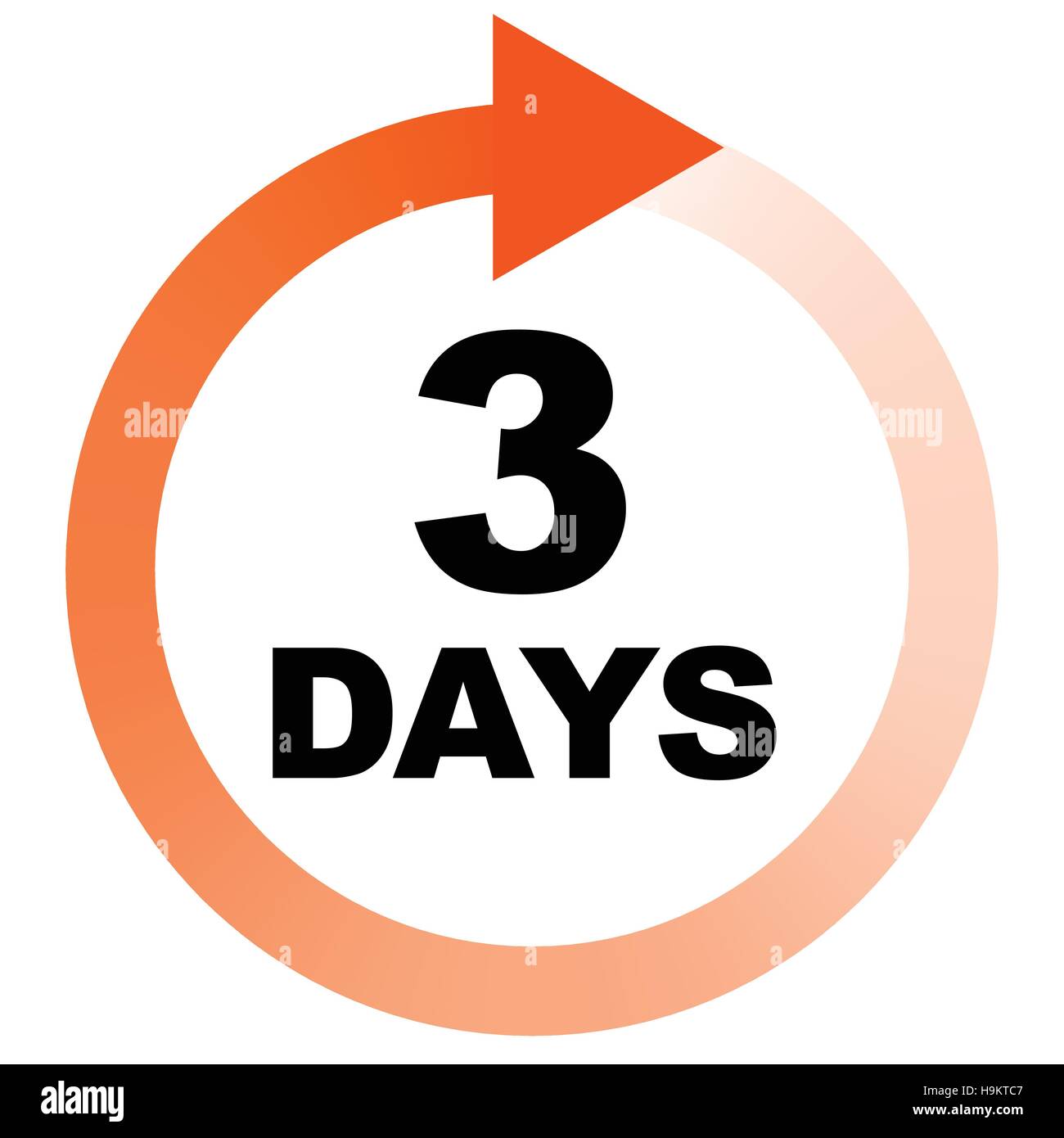 Turn Around Time TAT Icon With Circular Clockwise Arrow Stock Vector turn-around-time-tat-icon-with-circular-clockwise-arrow-stock-vector