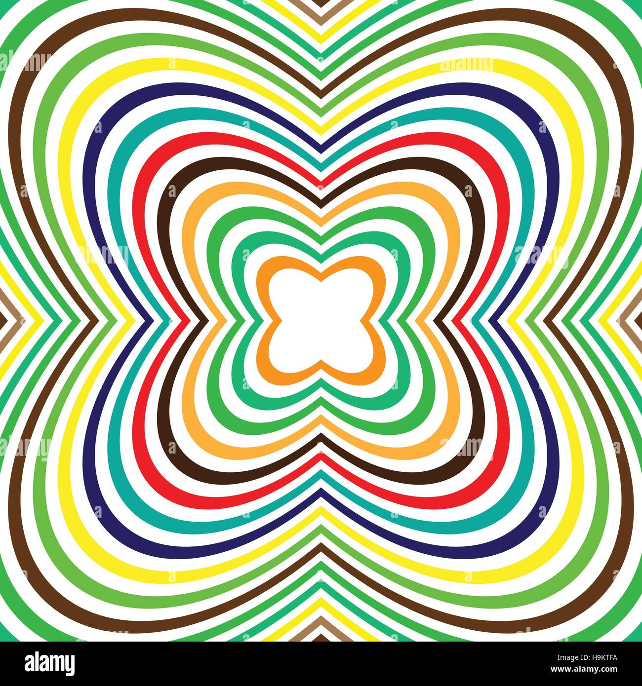 Concentric lines with distortion. Radial lines, radiating pattern with ...