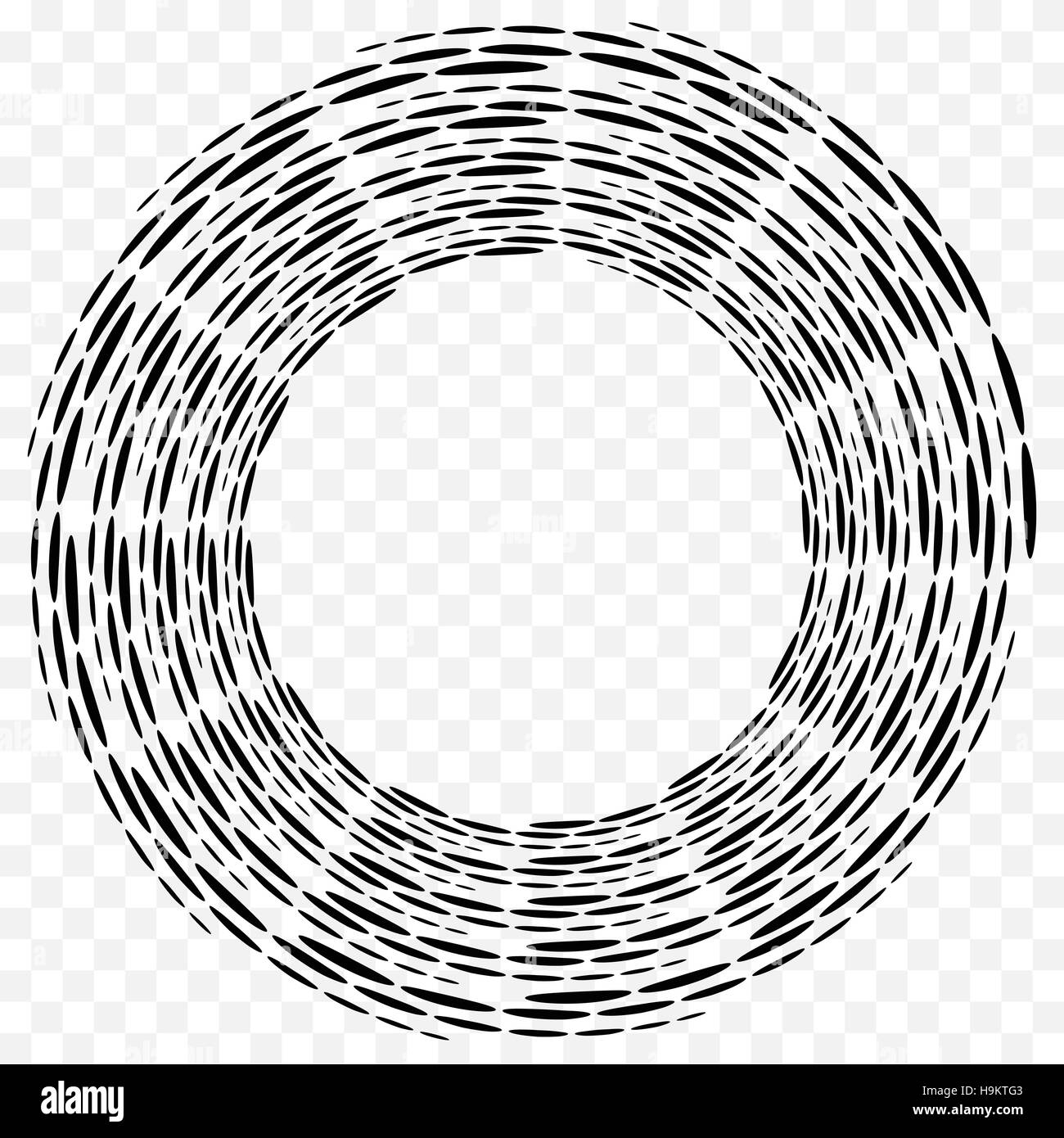Abstract circular element, radial lines shape. Geometric element Stock ...