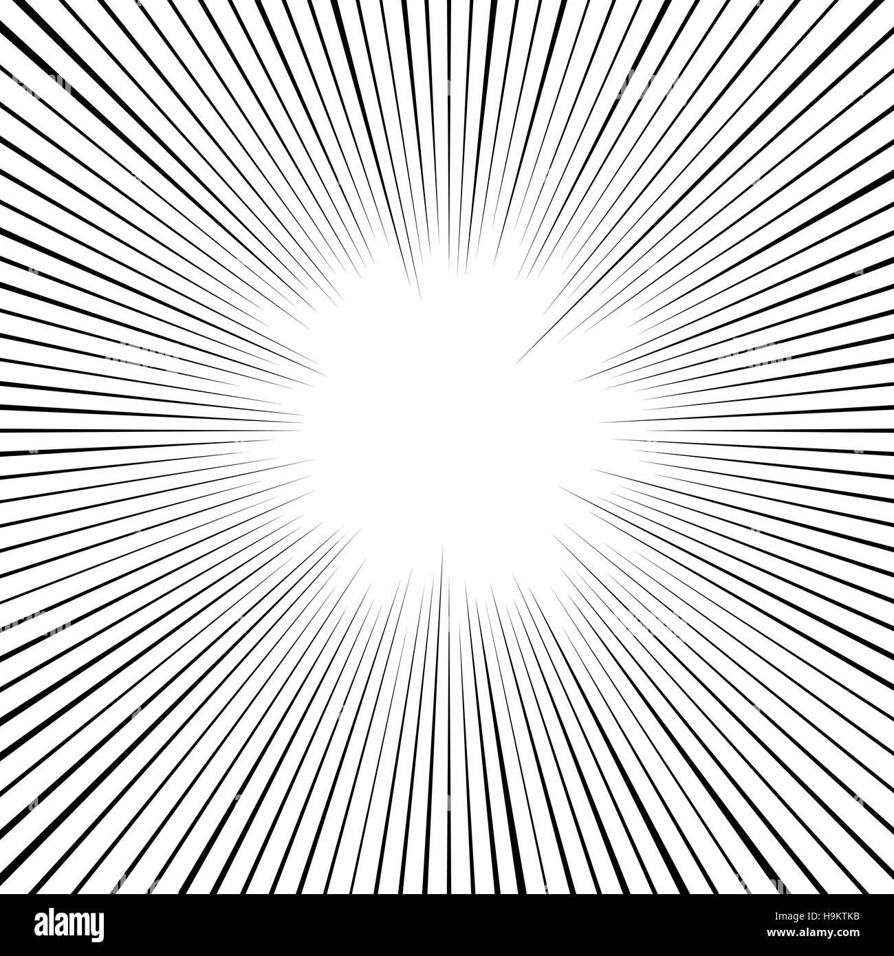Abstract circular element, radial lines shape. Geometric element Stock ...