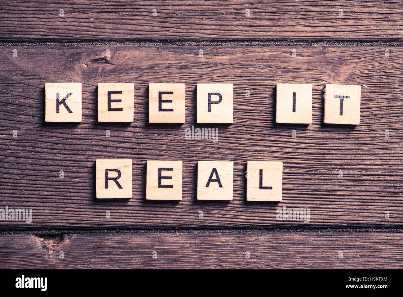 keep it real motivation Stock Photo - Alamy