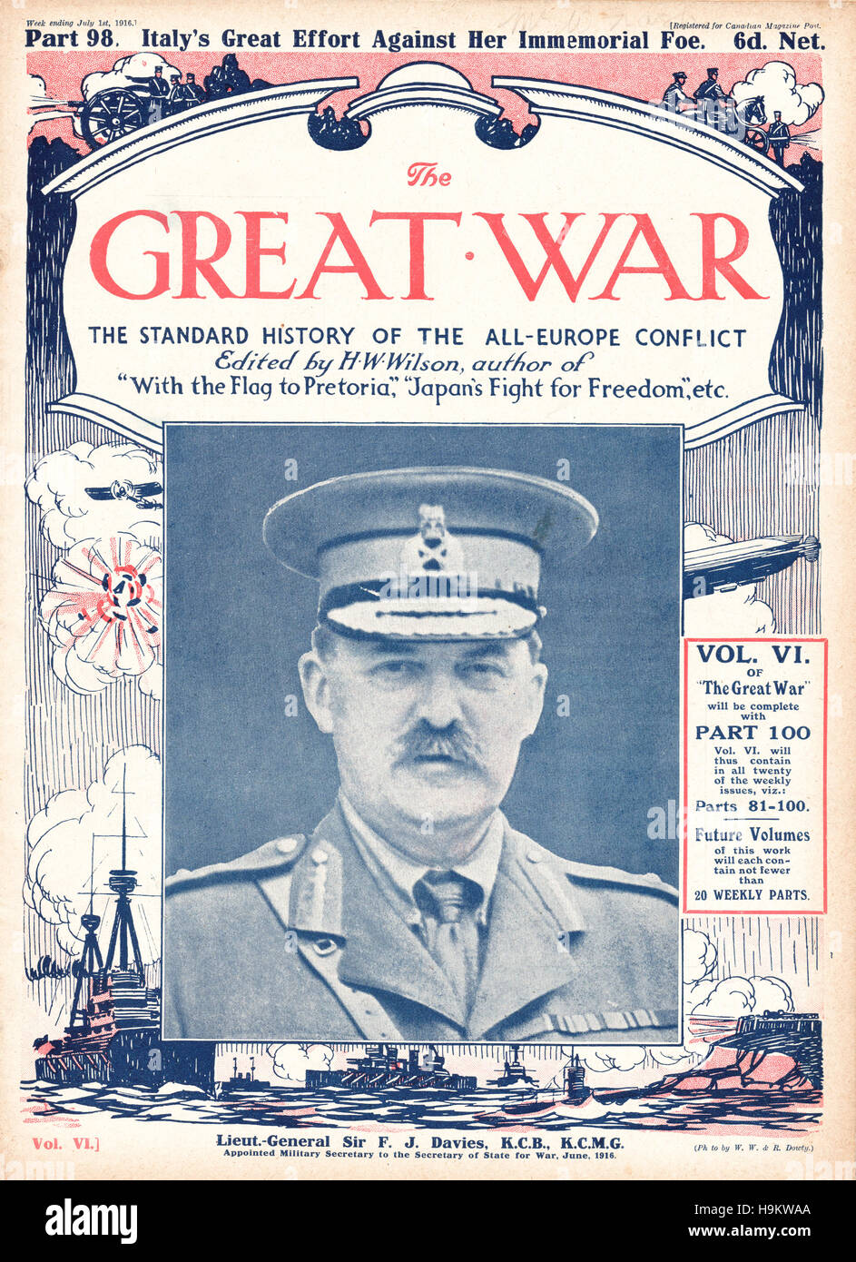 1916 great war front page hi-res stock photography and images - Alamy
