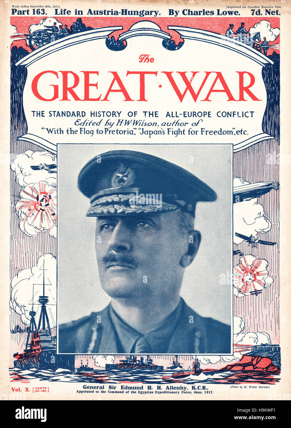 1917 The Great War front page General Sir Edmund Allenby Stock Photo ...