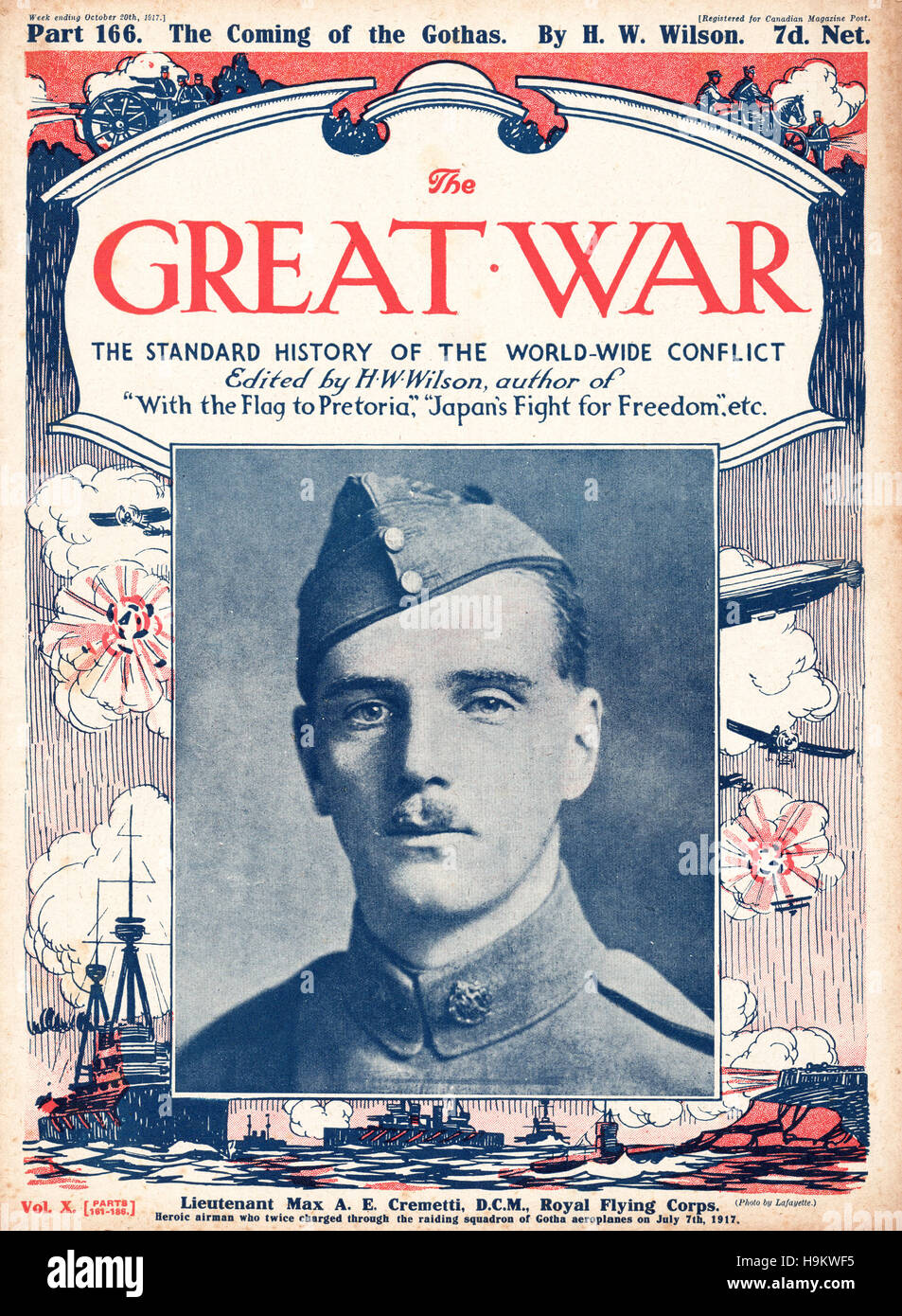 1917 The Great War front page Lt. Max Cremetti Stock Photo - Alamy