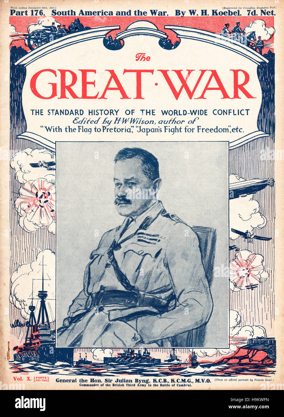 1917 The Great War front page General Sir Julian Byng Stock Photo - Alamy