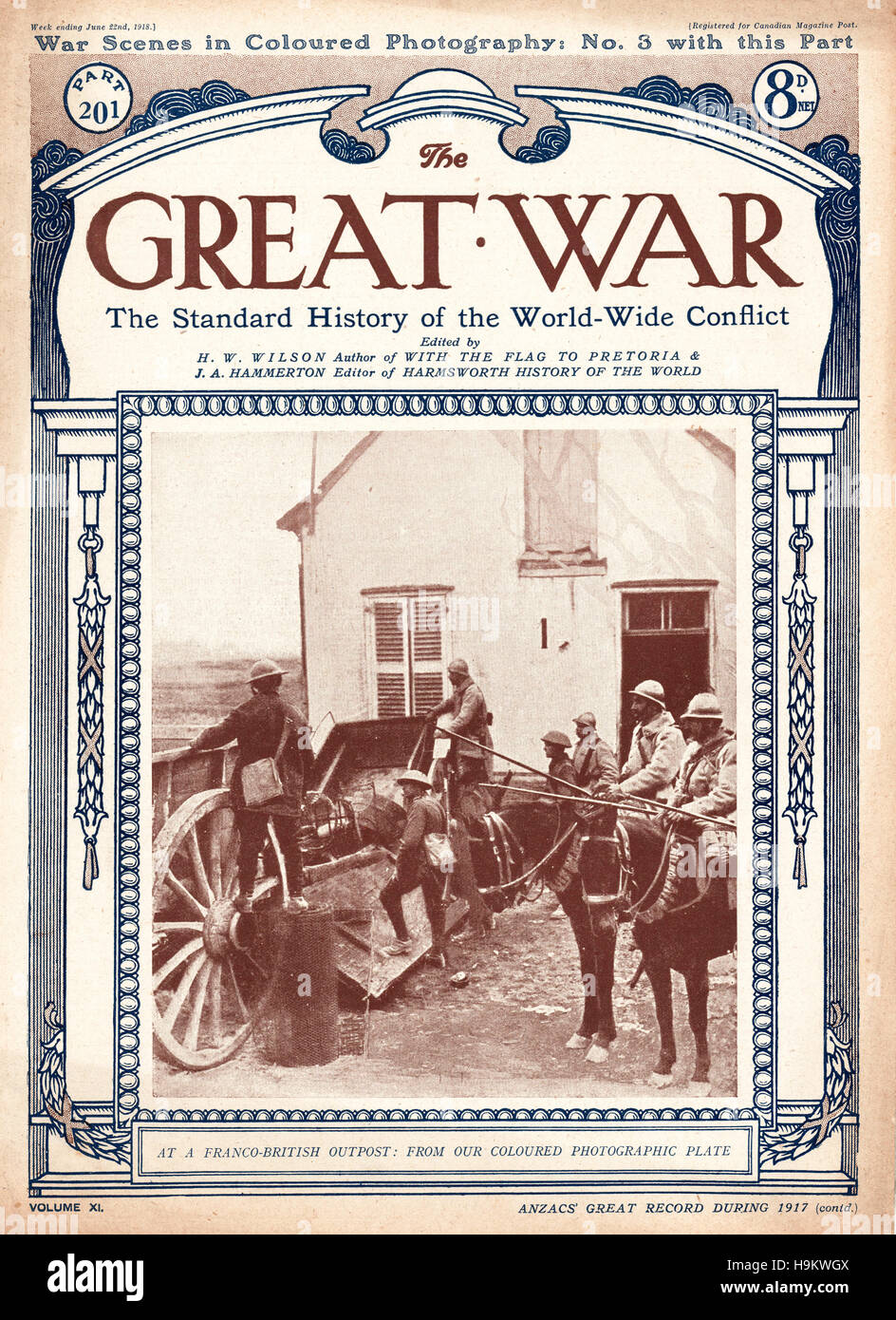 1918 great war front page hi-res stock photography and images - Alamy