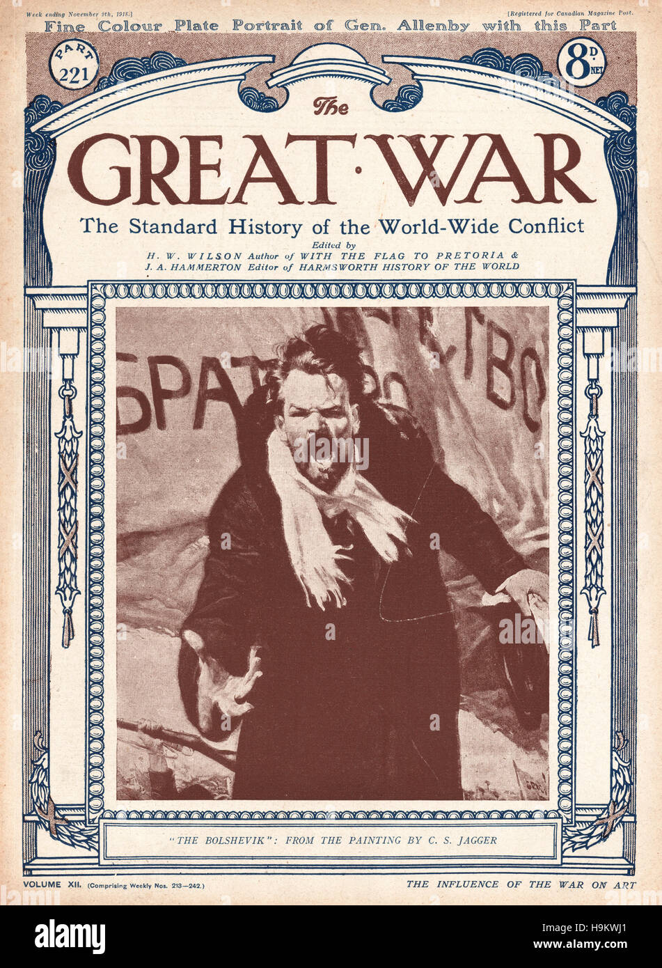 1918 The Great War front page The Bolshevik Stock Photo - Alamy