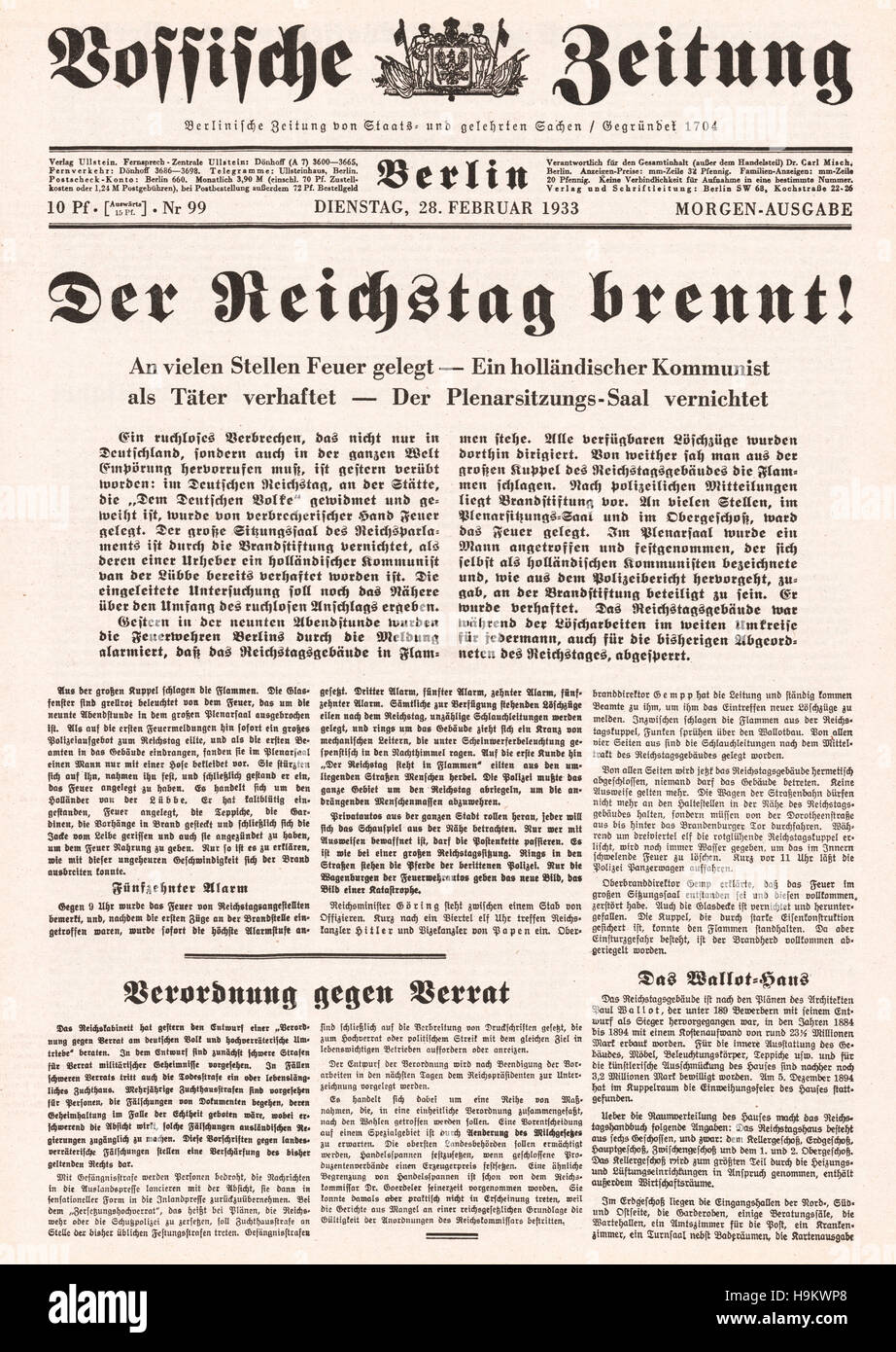Reichstag Fire Decree