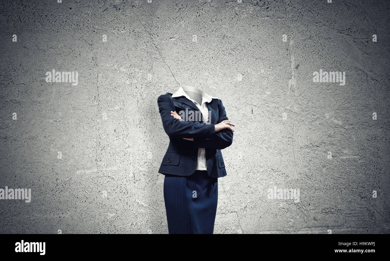 Businesswoman without head Stock Photo - Alamy