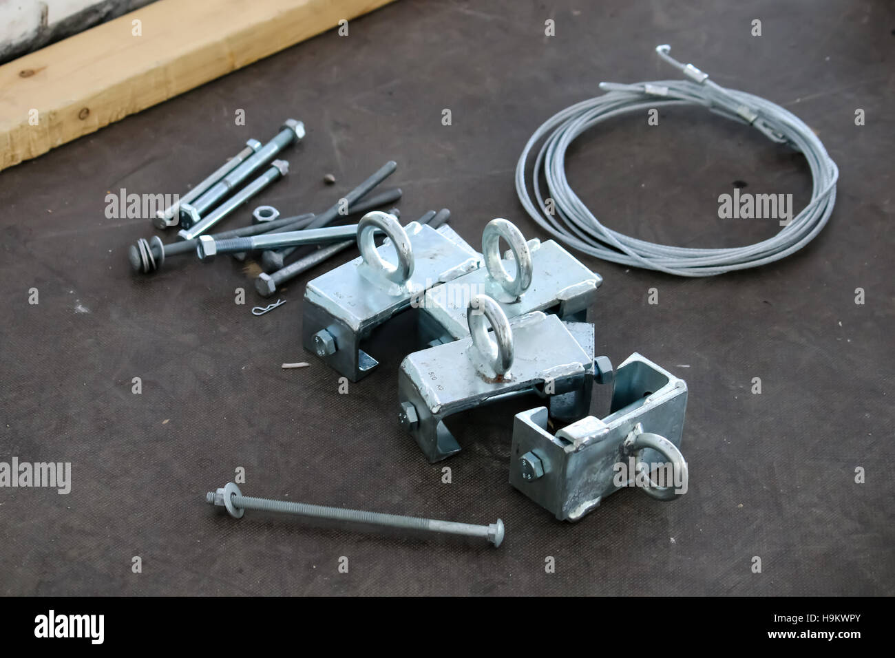 Different Kind of Hardwares Are on the Ground at the Construction Site ...