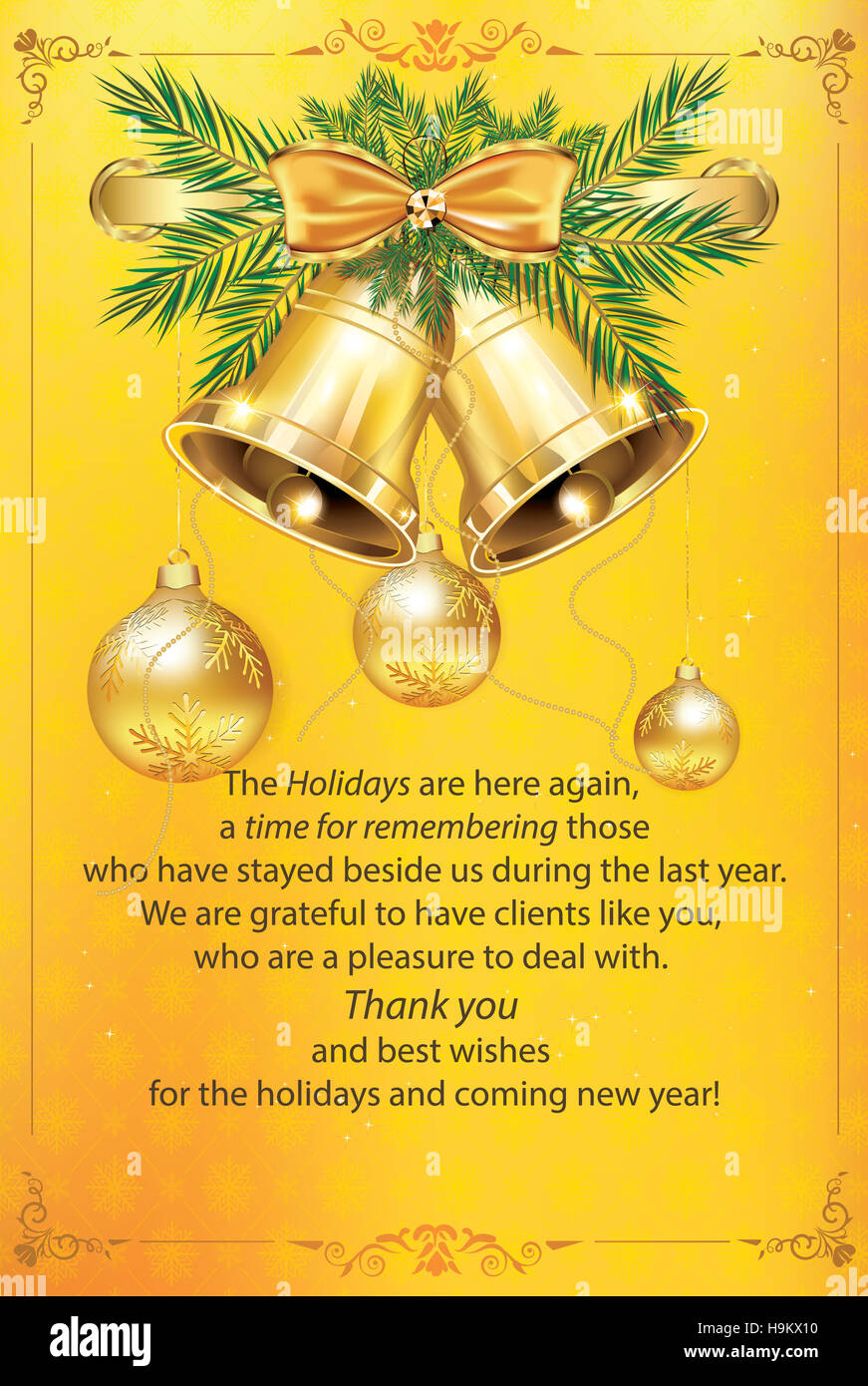 Business Christmas Cards Text