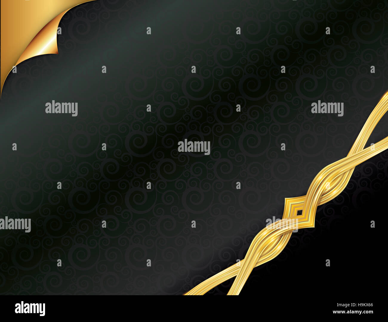Metallic background with wrapping corner, for any occasion. Print ...