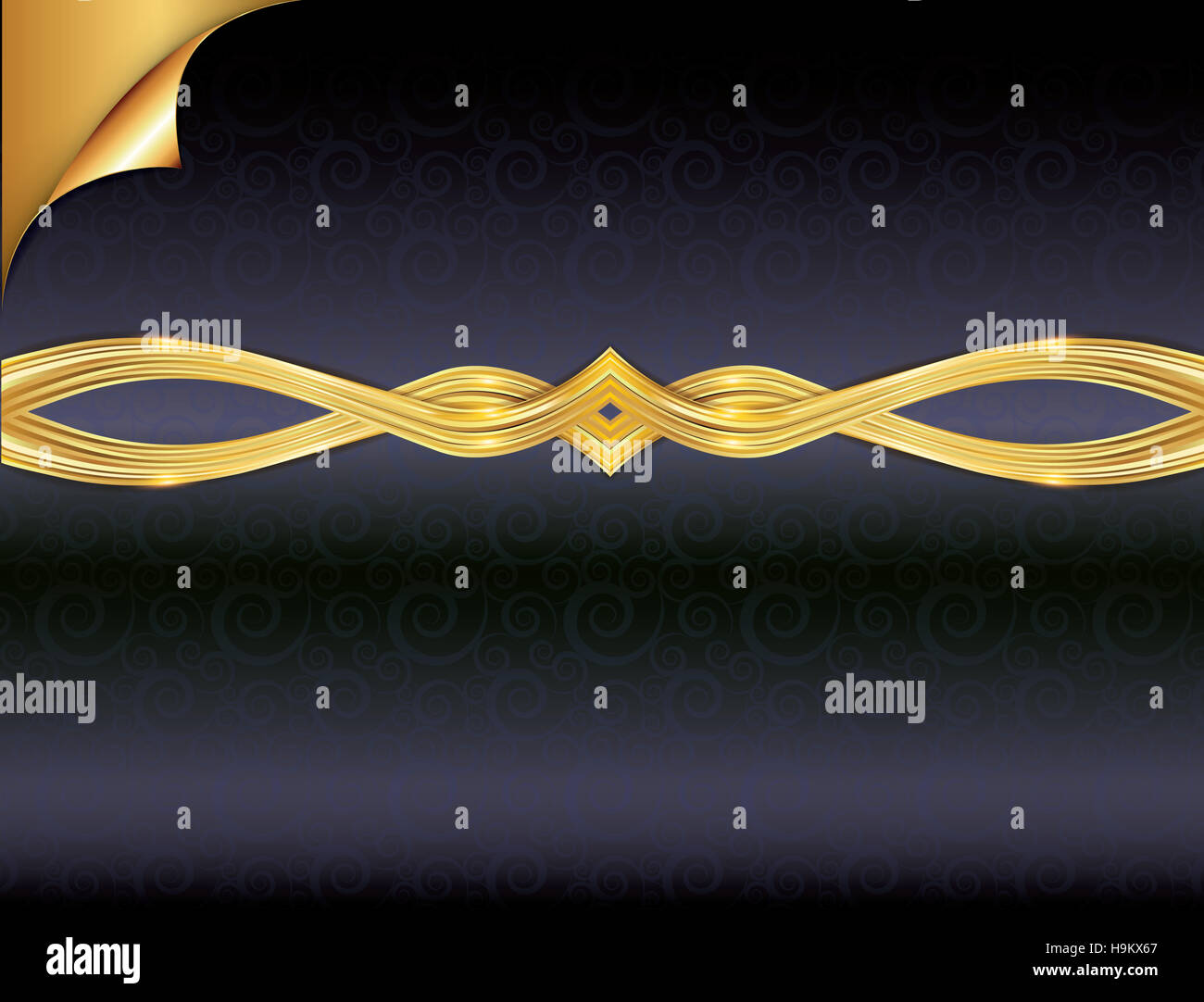 Metallic background with wrapping corner, for any occasion. Print ...