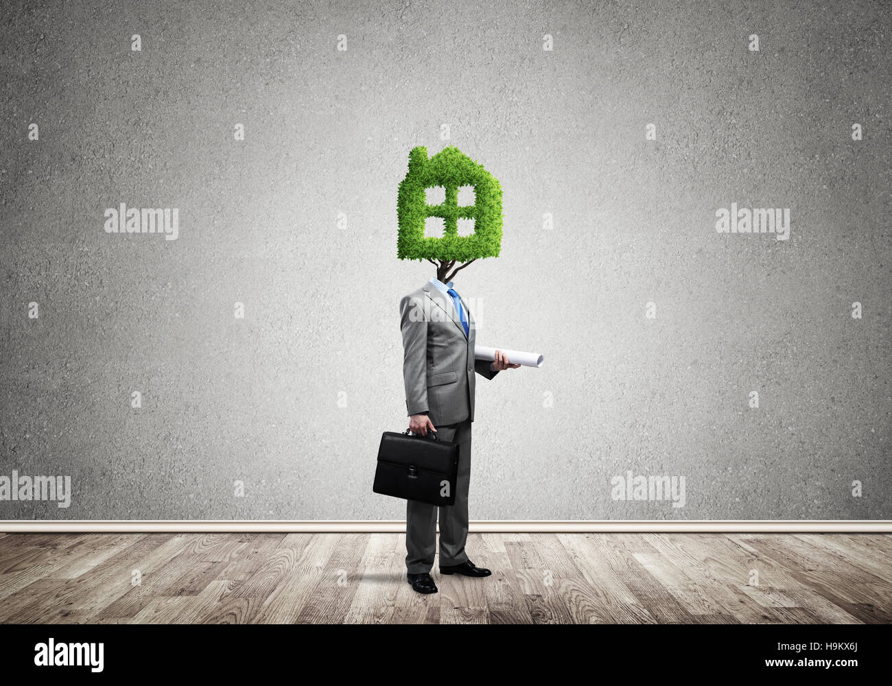 Real estate agent Stock Photo - Alamy