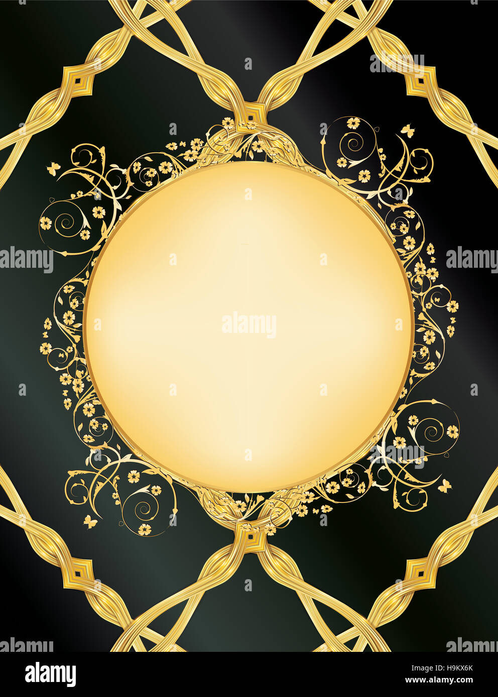 Metallic background with wrapping corner, for any occasion. Print ...