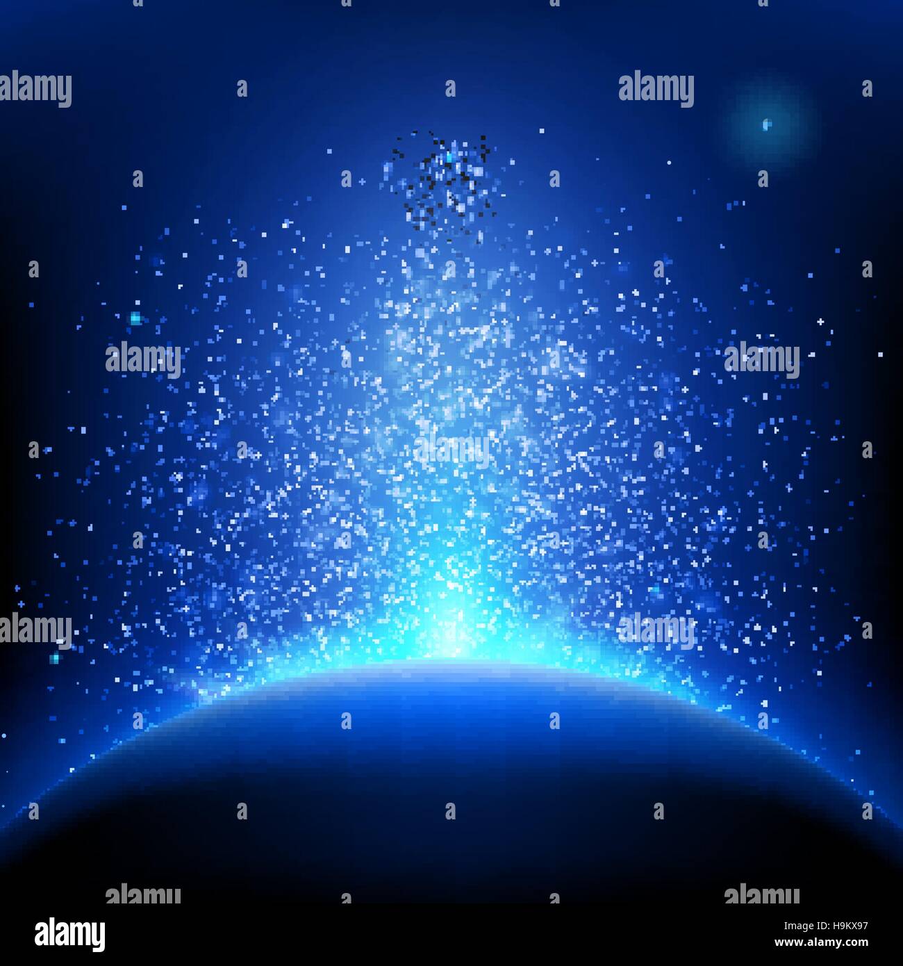 Space sky planet earth Stock Vector Images - Alamy