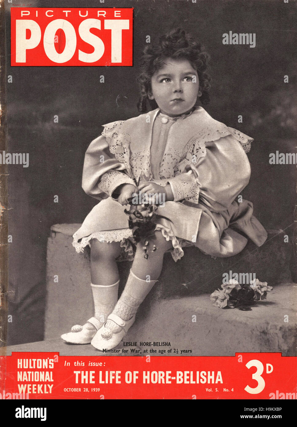 1939 Picture Post Leslie Hore-Belisha, aged 2 1/2 Stock Photo - Alamy
