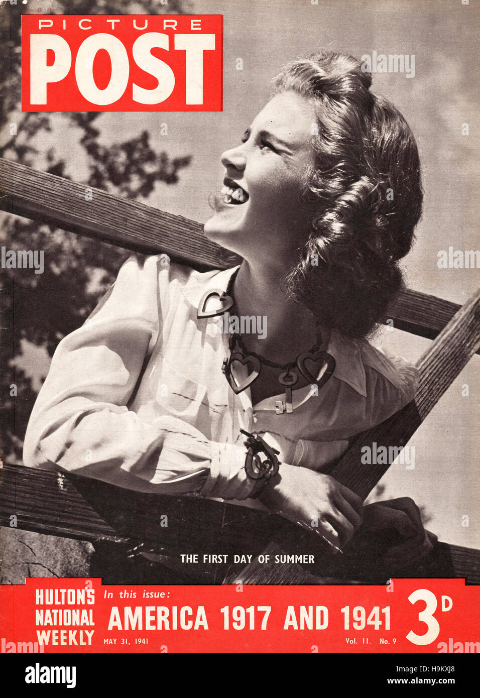 1941 Picture Post First day of Summer Stock Photo - Alamy