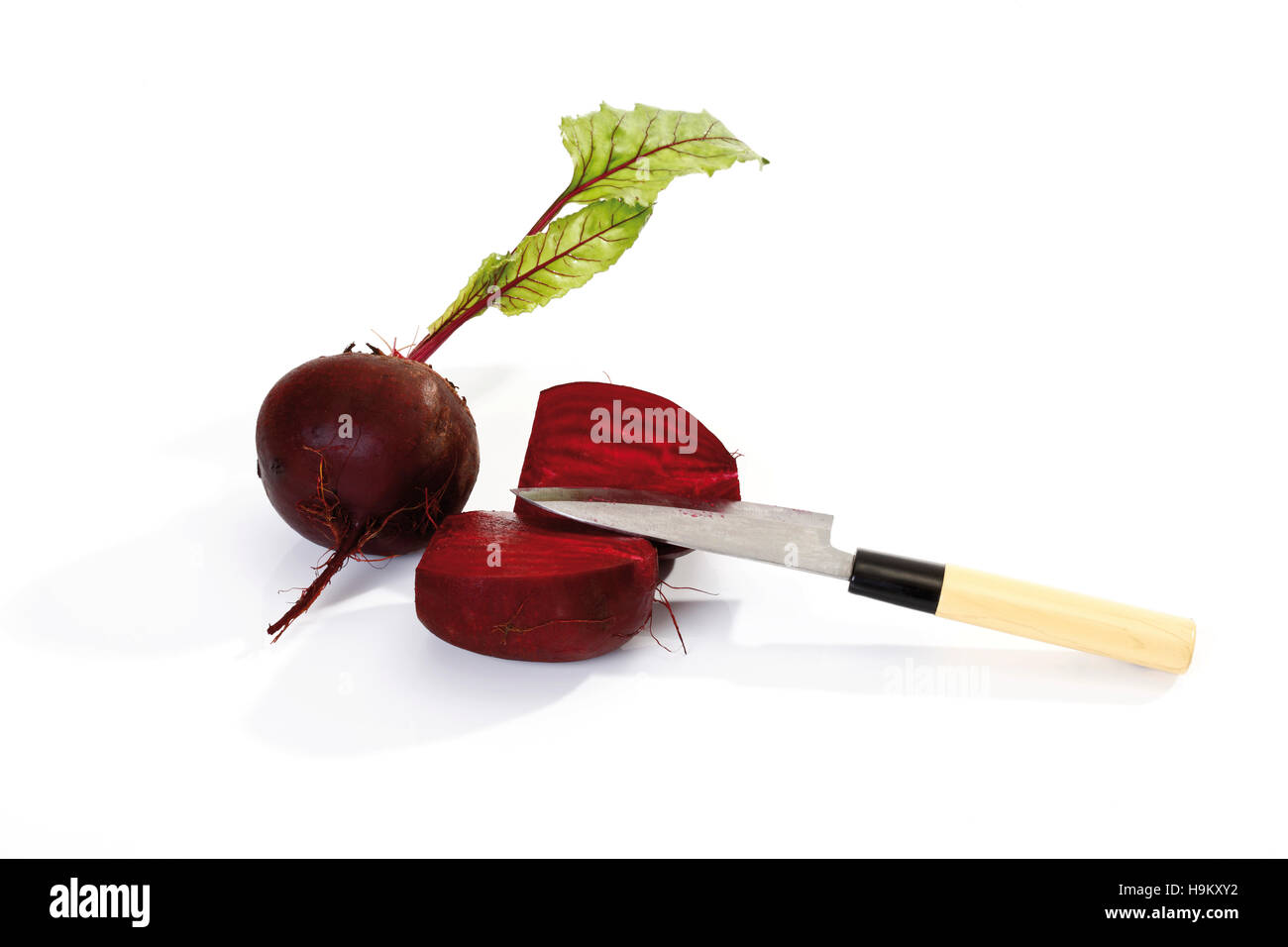 Beetroot and a knife Stock Photo - Alamy