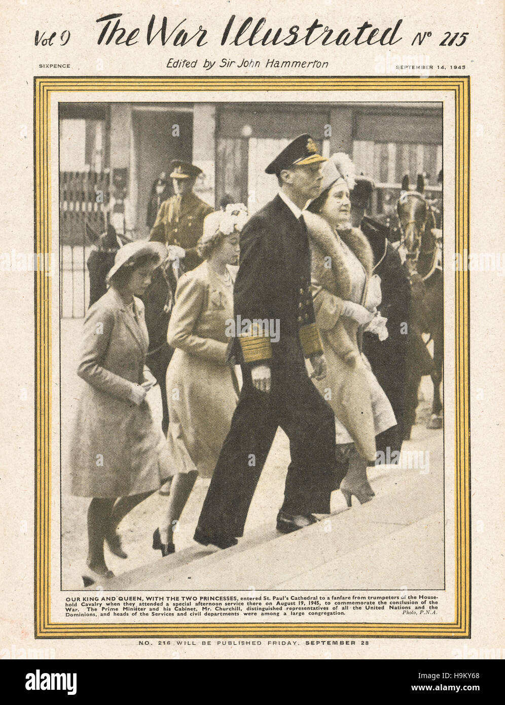 King and queen ww2 hi-res stock photography and images - Alamy