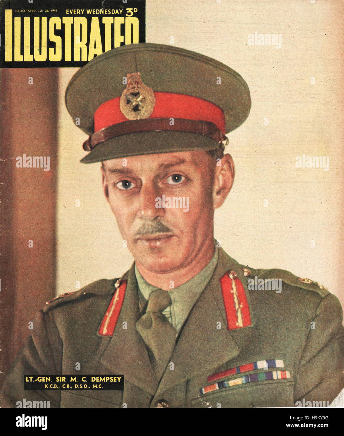 1944 Illustrated Lt-Gen Sir Miles Dempsey Stock Photo - Alamy 1944 Illustrated Lt-Gen Sir Miles Dempsey Stock Photo - Alamy