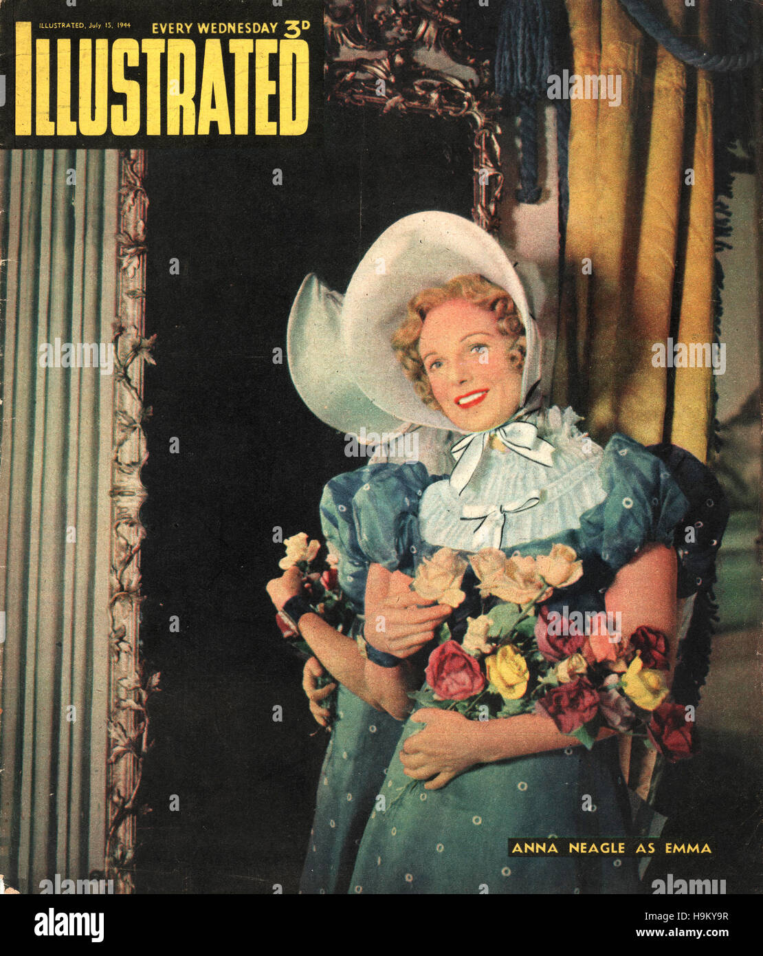 1944 Illustrated Actress Anna Neagle Stock Photo - Alamy