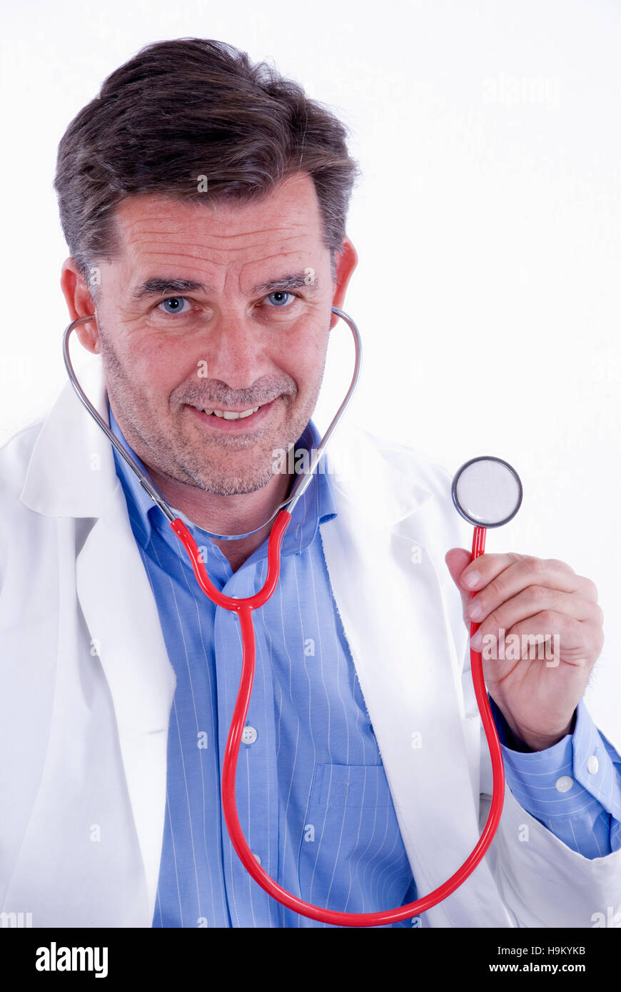 Doctor with a stethoscope Stock Photo - Alamy