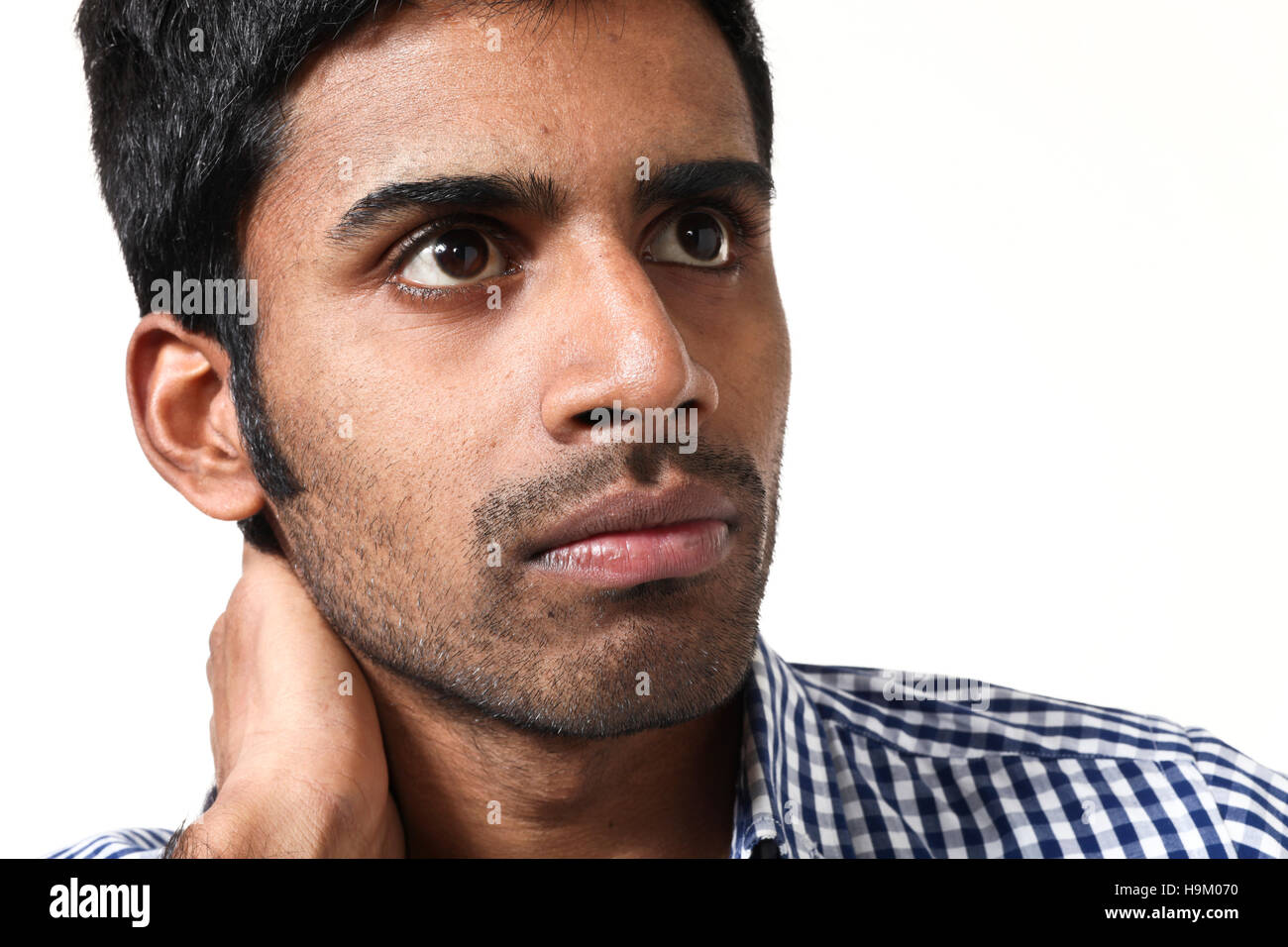 portrait of young man on white background Stock Photo - Alamy