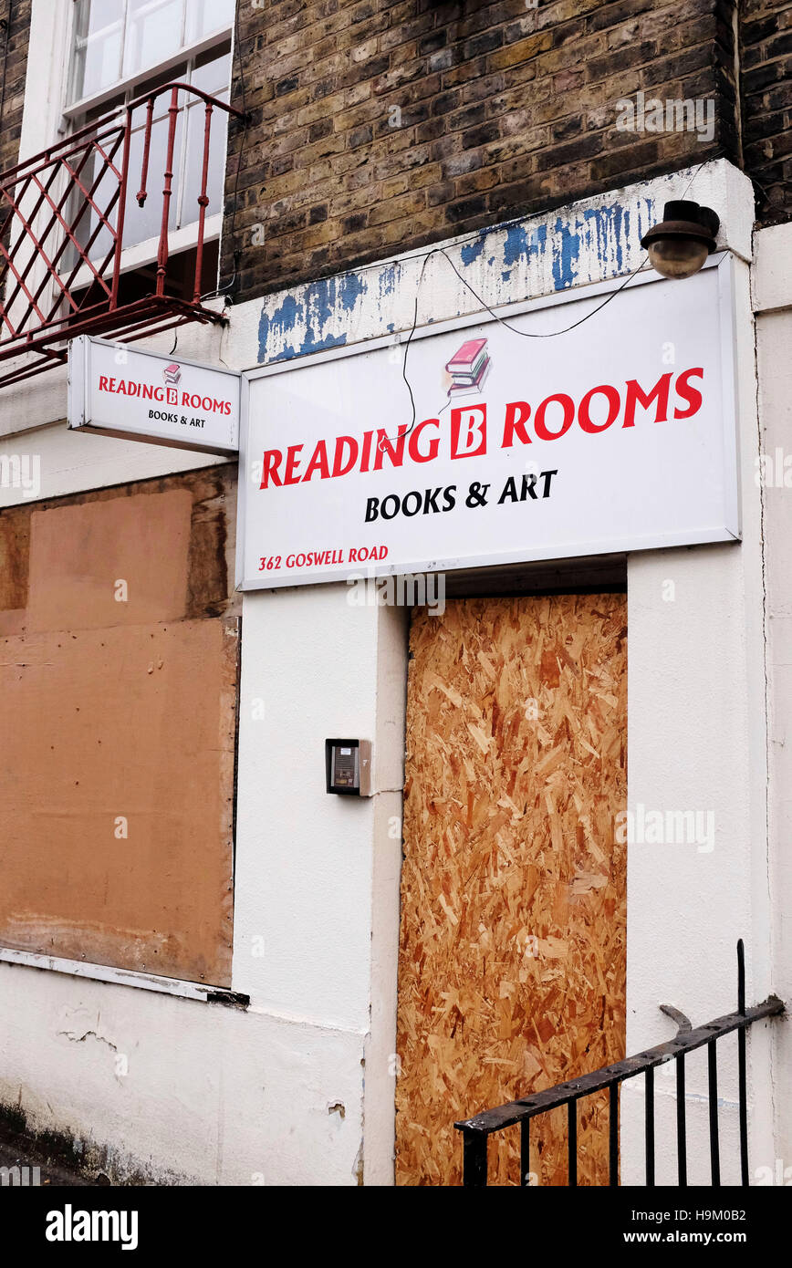 Islington London UK - Closed down Reading Rooms Stock Photo - Alamy