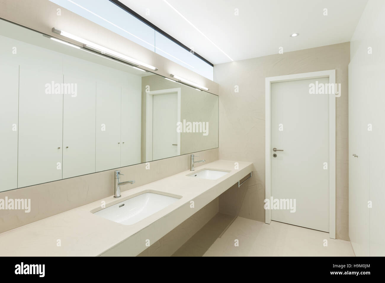 House, interior, modern architecture, bathroom view Stock Photo - Alamy