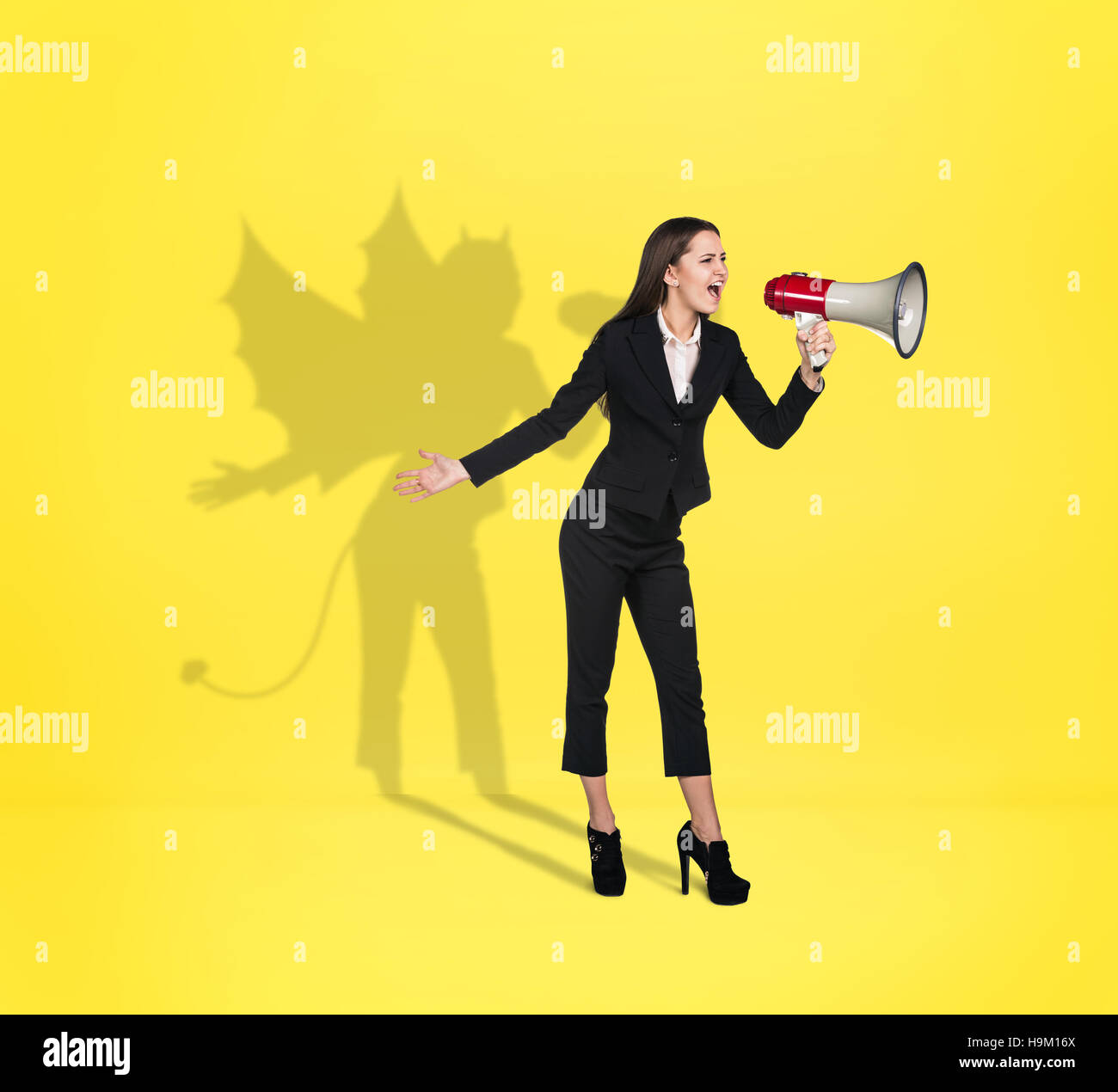 Devil shadow hi-res stock photography and images - Alamy