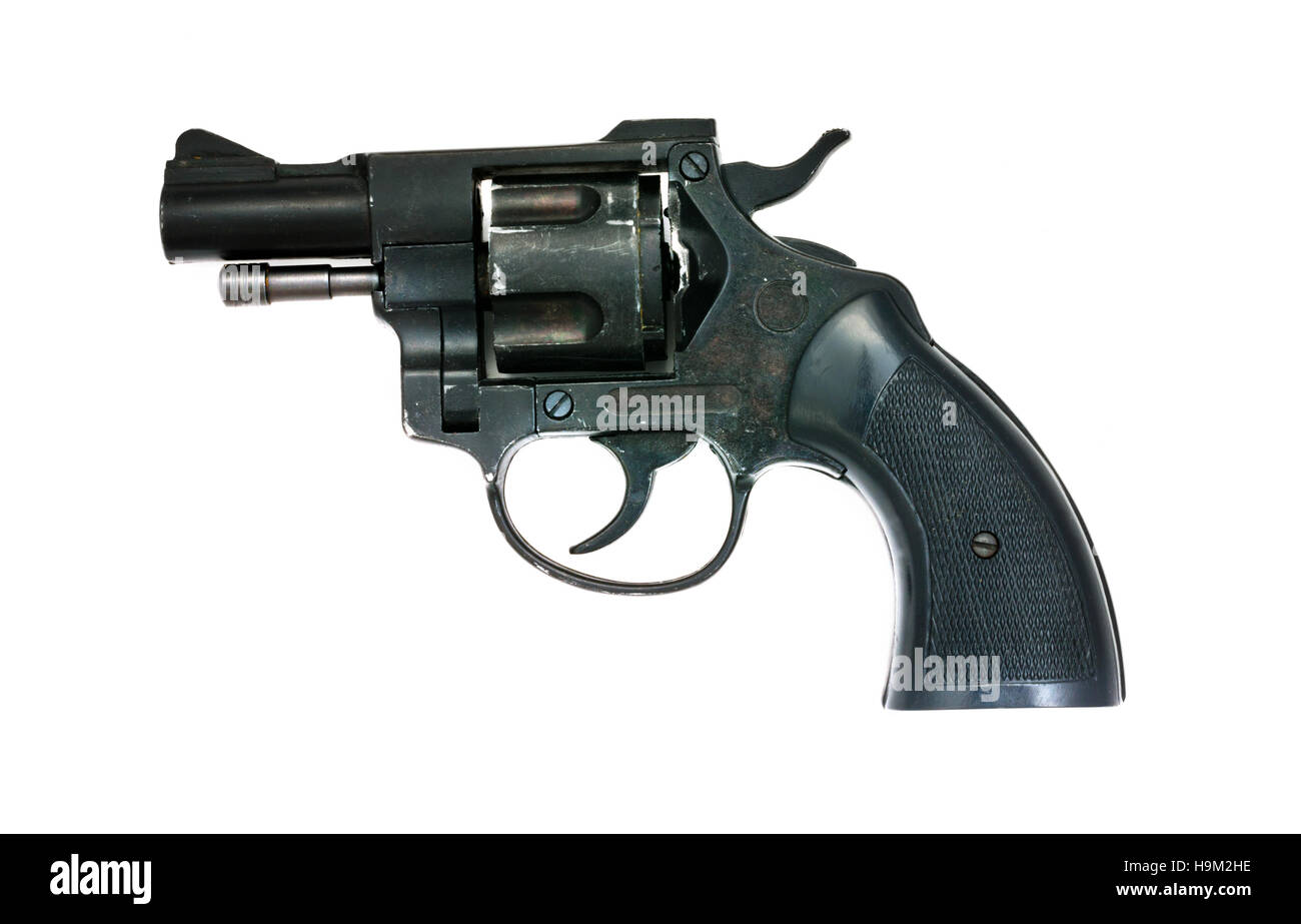 handgun isolated on the white background Stock Photo - Alamy