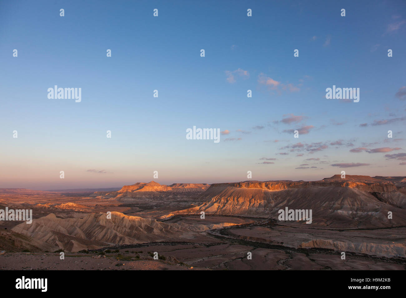 View from Midreshet Ben Gurion in the Negev. Israel. Chod Akev and ...
