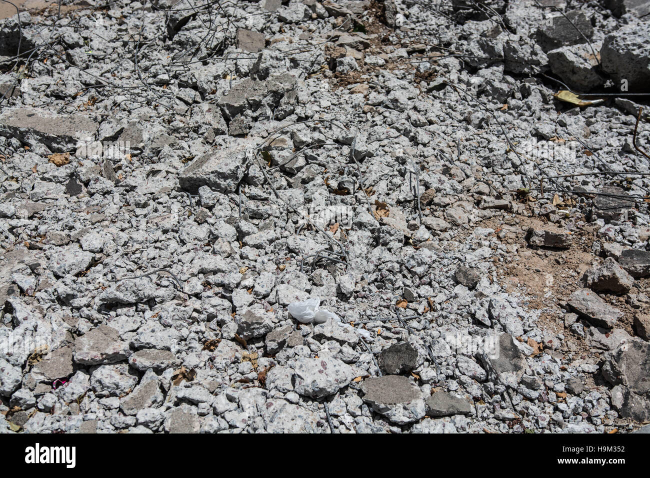Pile of rocks in a construction site Stock Photo - Alamy