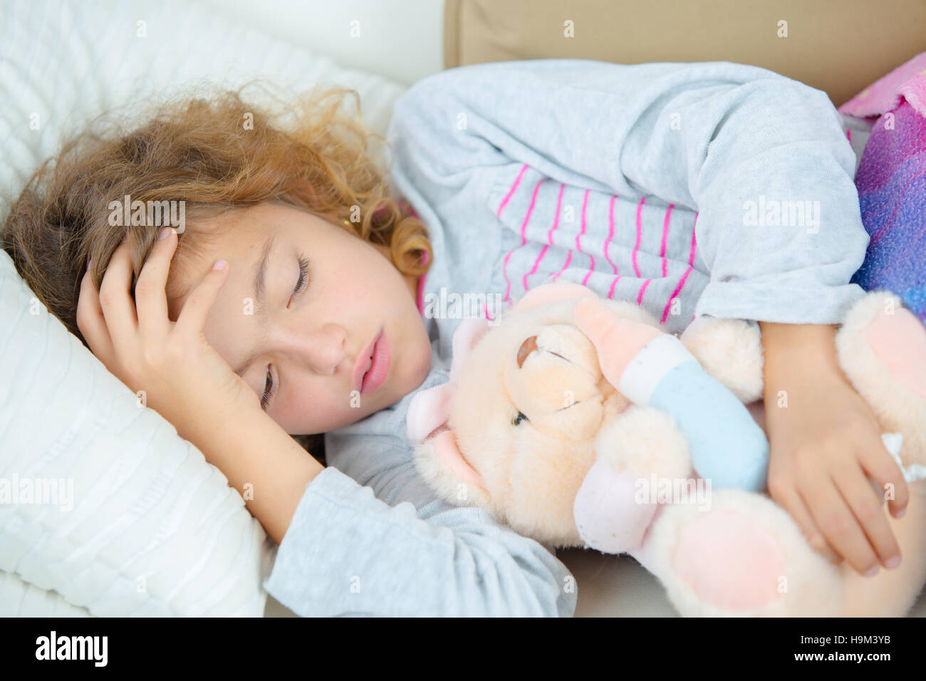the tired kid Stock Photo - Alamy