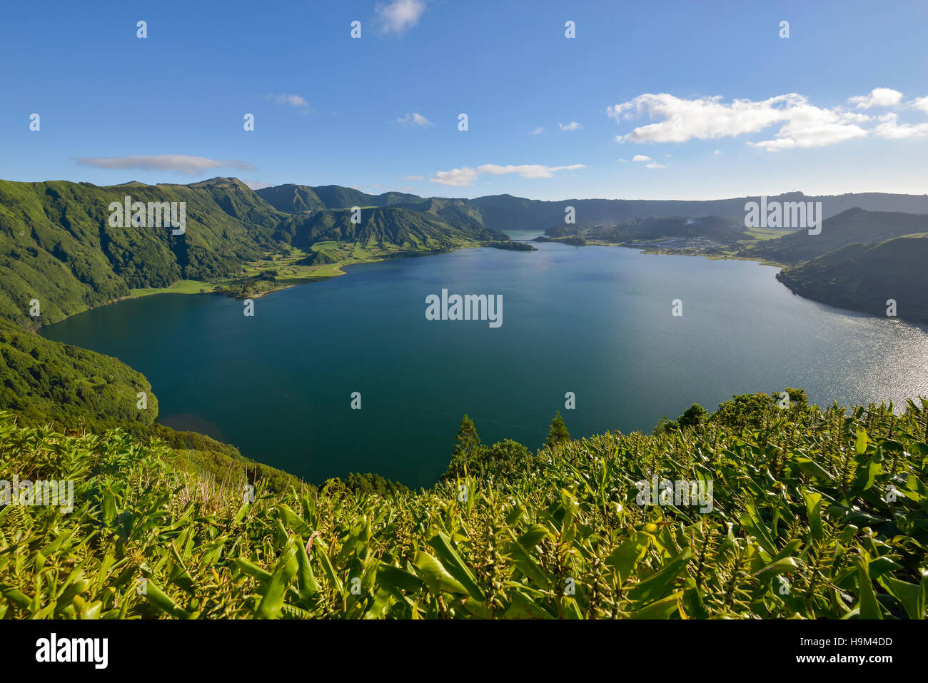 Portugal, Azores, Sao Miguel, Caldera Sete Cidades Stock Photo - Alamy