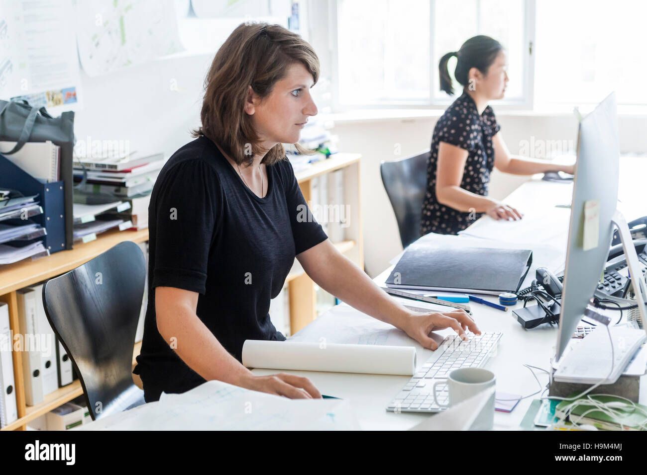 Landscape architects at work in the office Stock Photo - Alamy