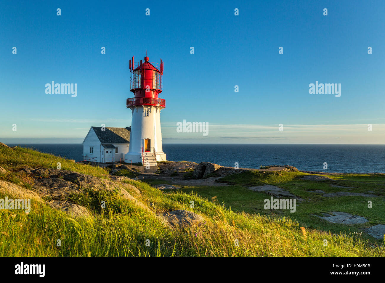 Norway, Vest-Agder, lighthouse Cape Lindesnes Stock Photo - Alamy
