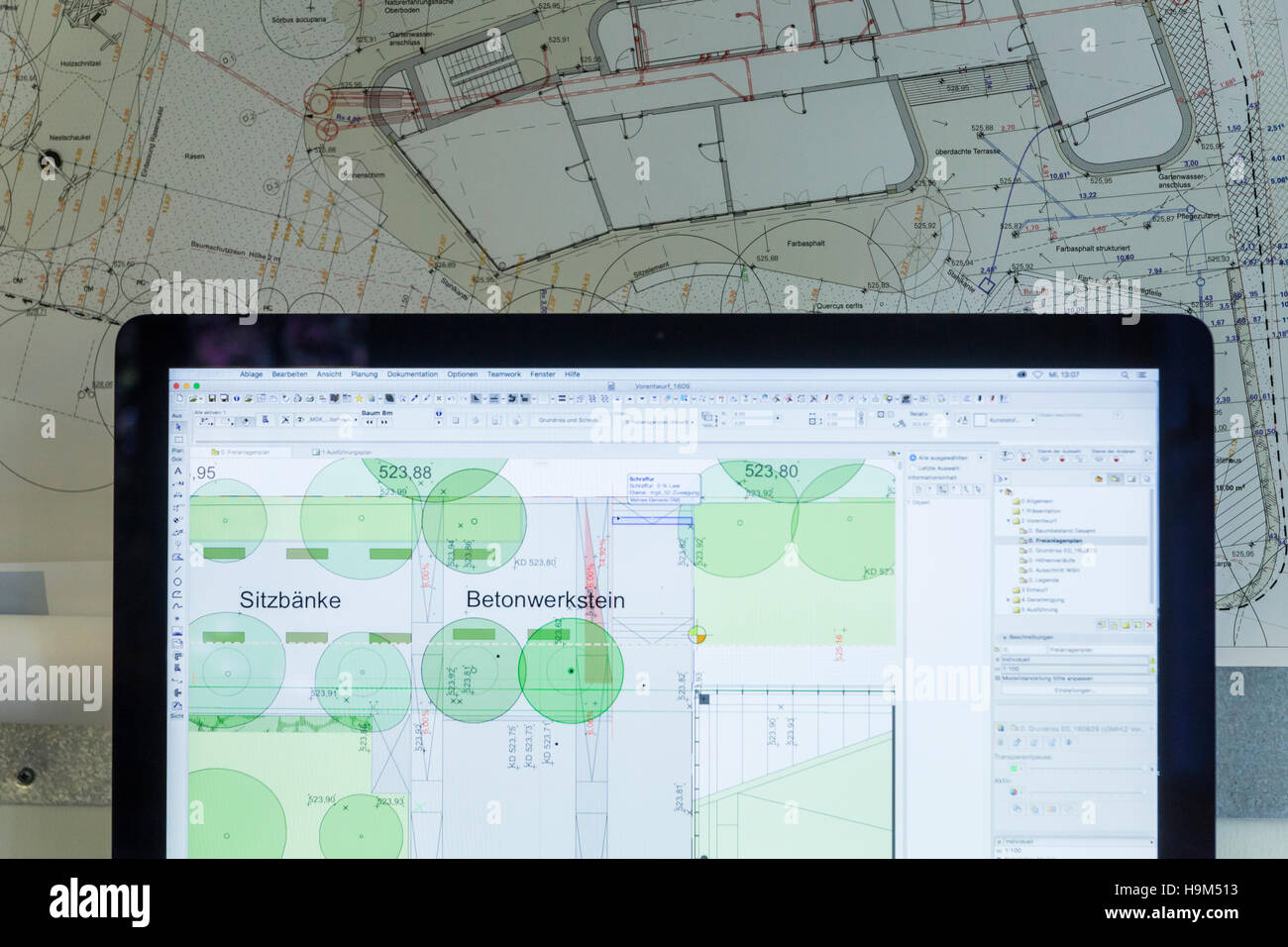 Color digital map urban hi-res stock photography and images - Alamy