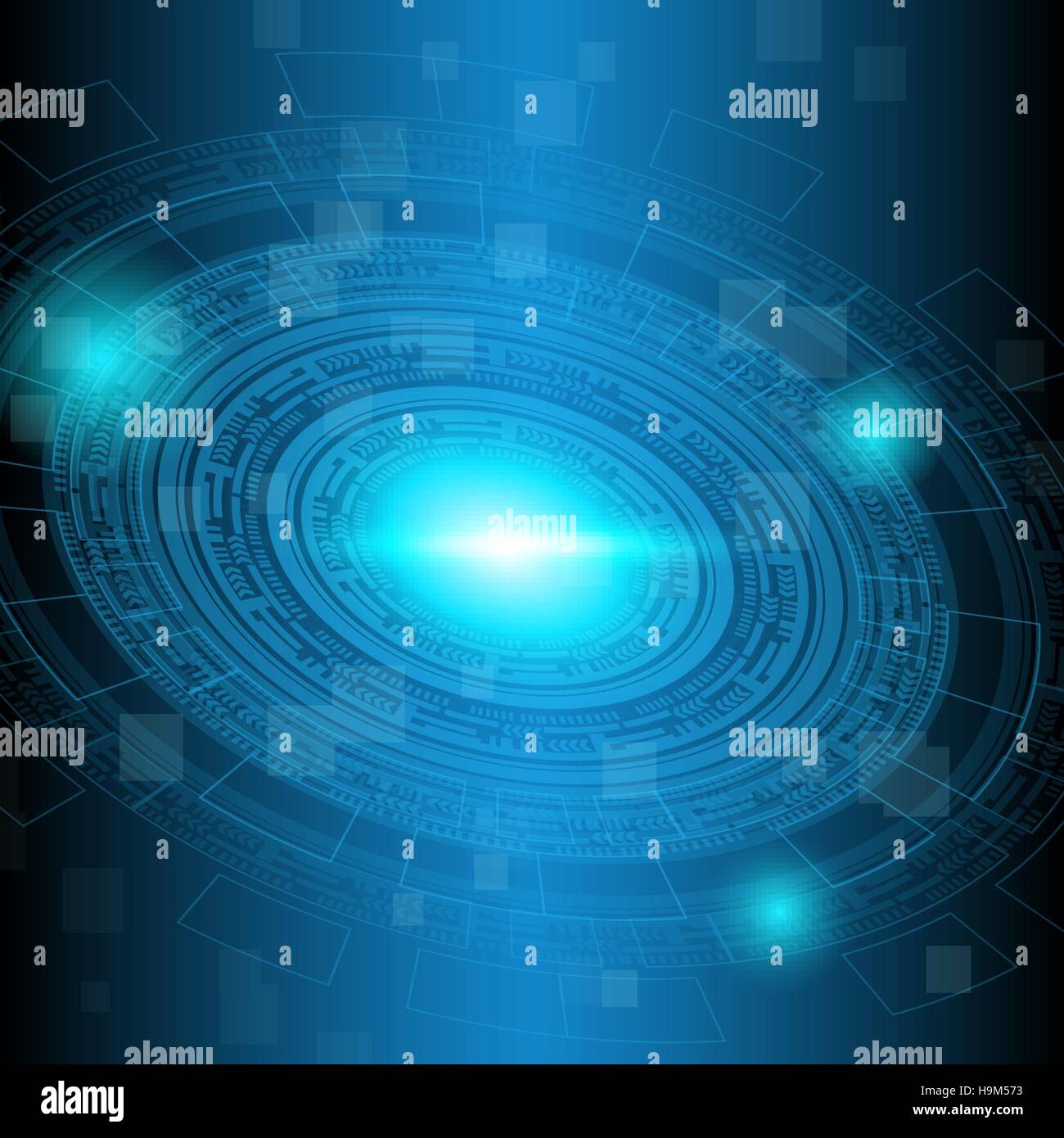 Blue technology background hi-res stock photography and images - Alamy