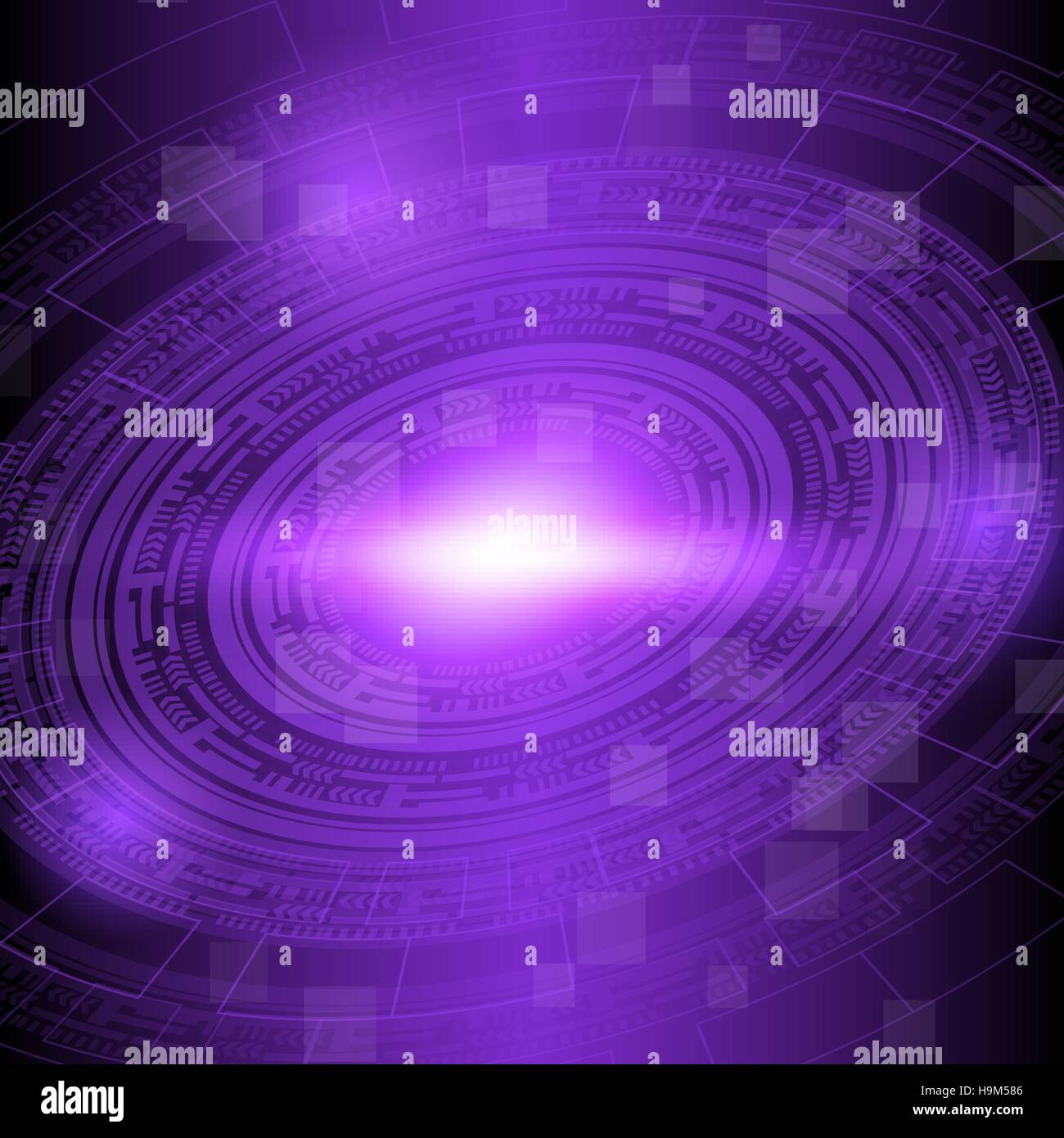Abstract dark violet technology background, stock vector Stock Vector ...