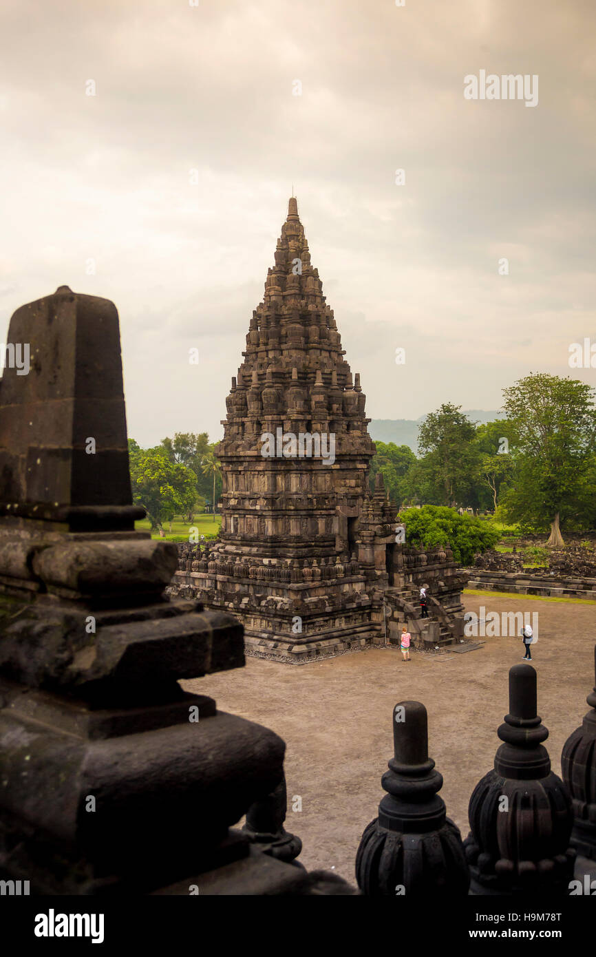 Parambanan hindu temple complex hi-res stock photography and images - Alamy