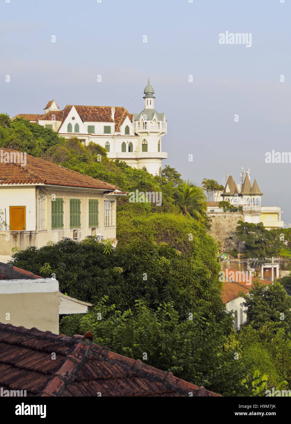 Brazil, City of Rio de Janeiro, View of the Santa Teresa Neighbourhood ...