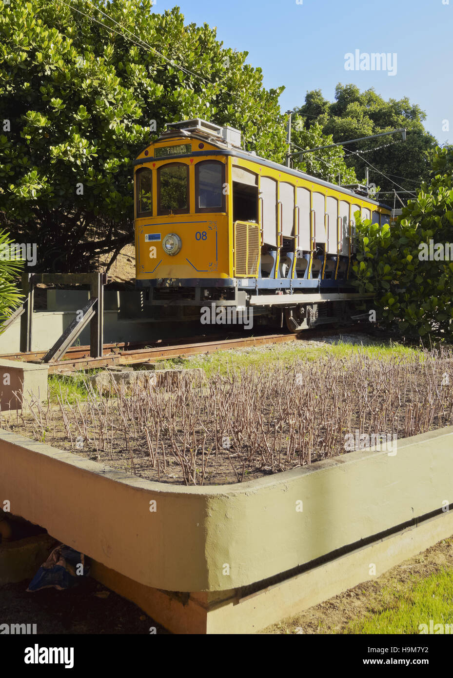 Brazil, City of Rio de Janeiro, The Santa Teresa Tram at Carioca ...