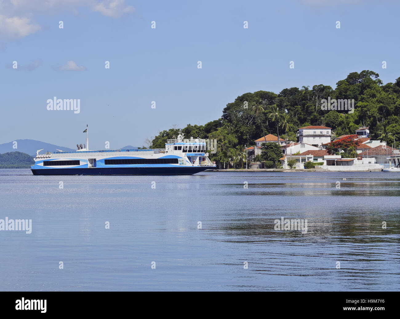 Brazil, State of Rio de Janeiro, Guanabara Bay, Paqueta Island, Ferry ...