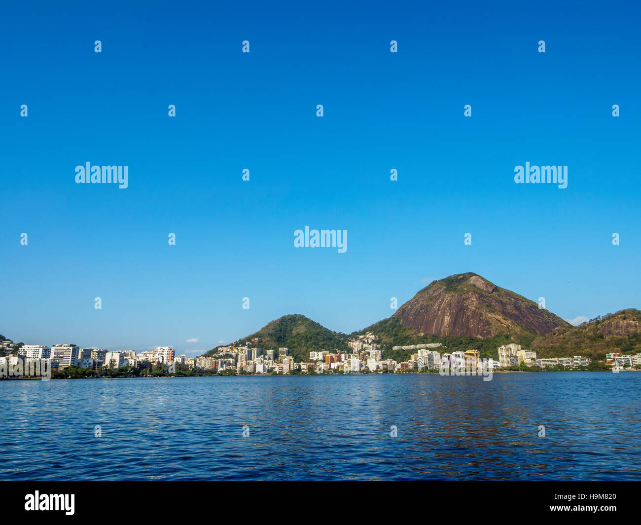 Brazil, City of Rio de Janeiro, Jardim Botanico Neighbourhood, View of ...
