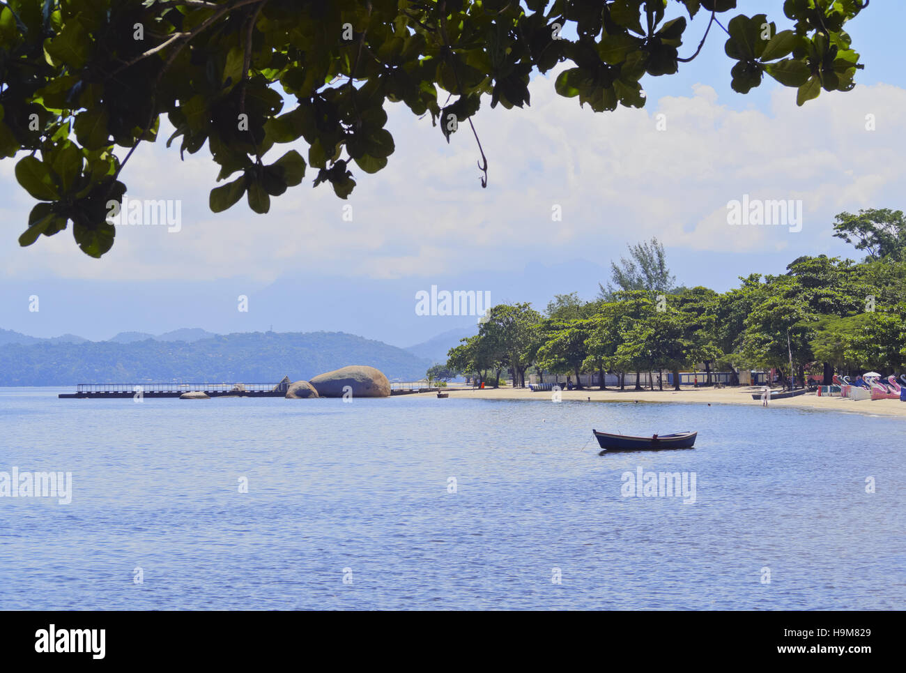 Brazil, State of Rio de Janeiro, Guanabara Bay, Paqueta Island, Boat ...
