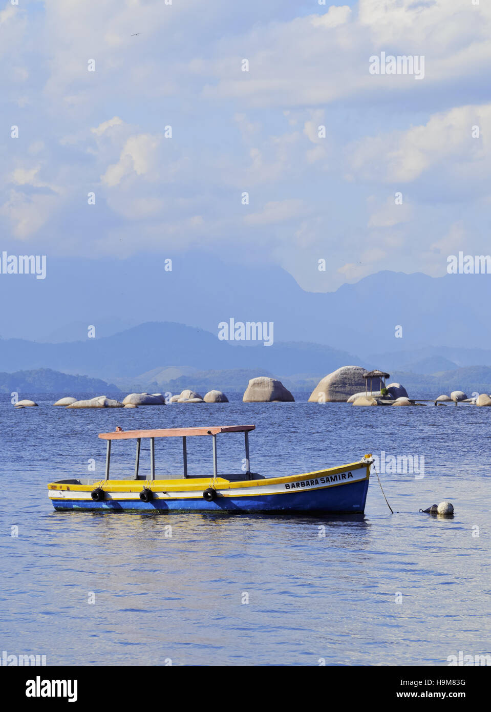 Brazil, State of Rio de Janeiro, Guanabara Bay, Paqueta Island, Boat ...