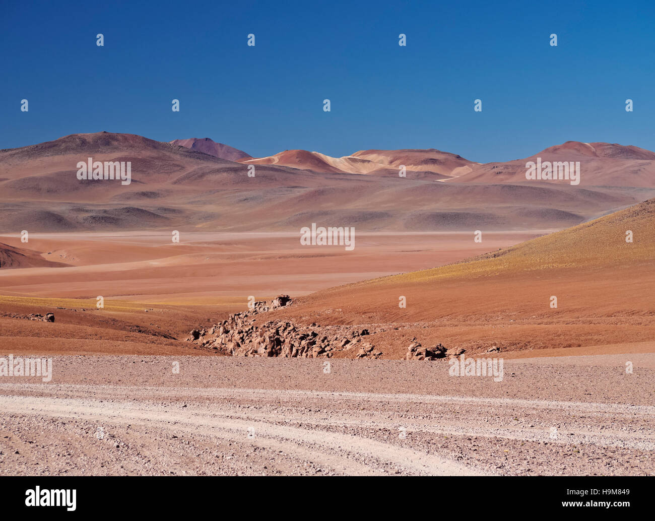 Bolivia, Potosi Departmant, Sur Lipez Province, Landscape of the ...